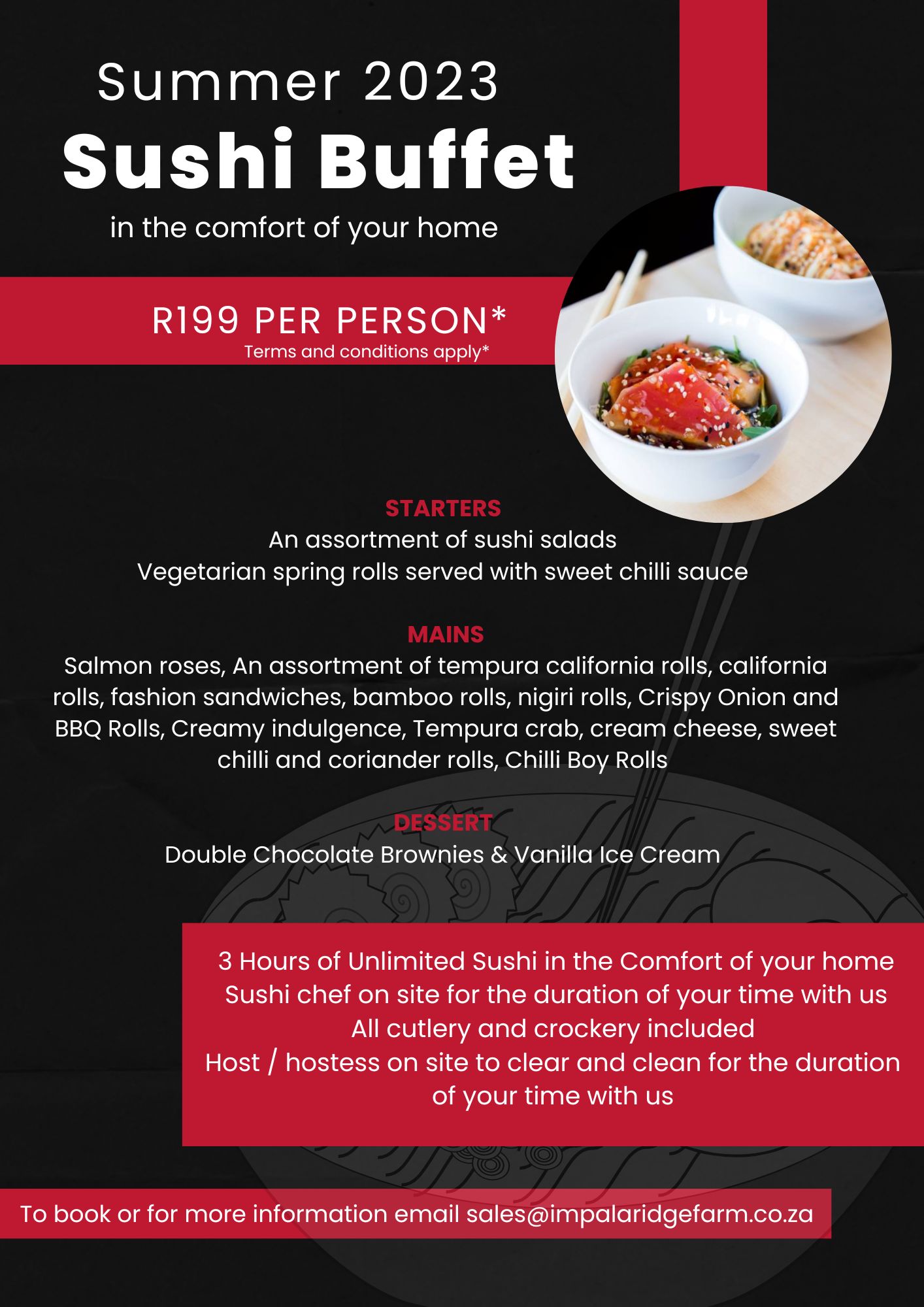 Mobile Buffet | Impala Ridge Farm