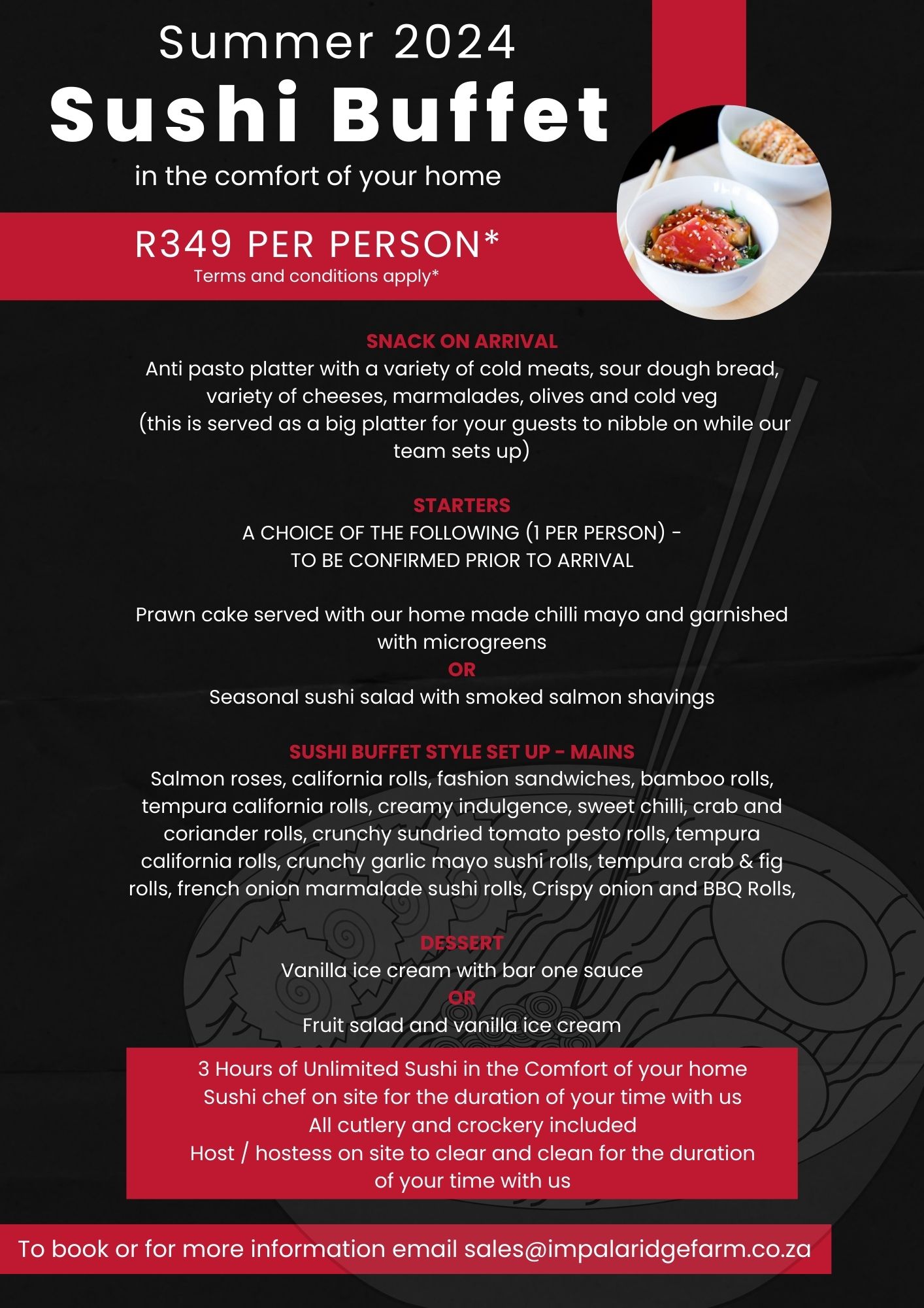 Mobile Buffet | Impala Ridge Farm